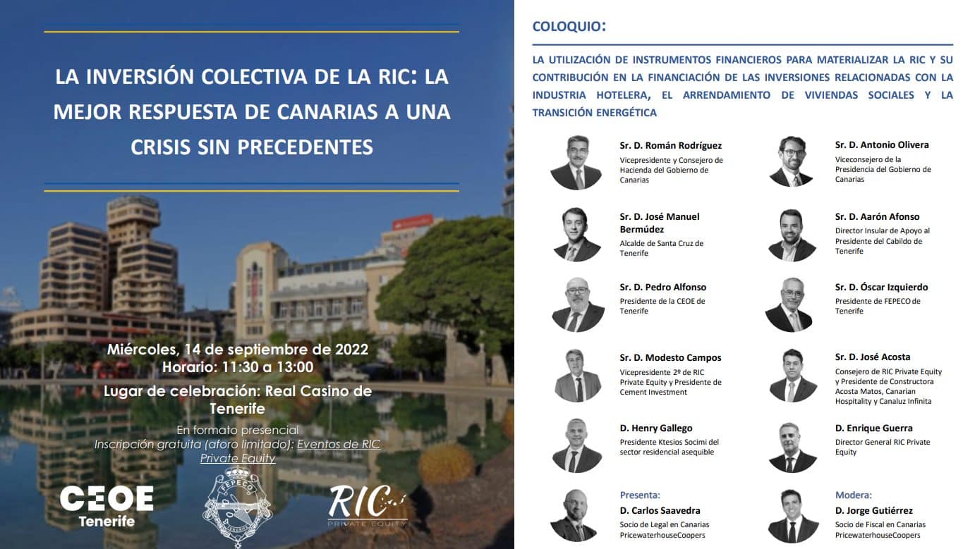 La inversión colectiva de la RIC: la respuesta de Canarias a una crisis ...