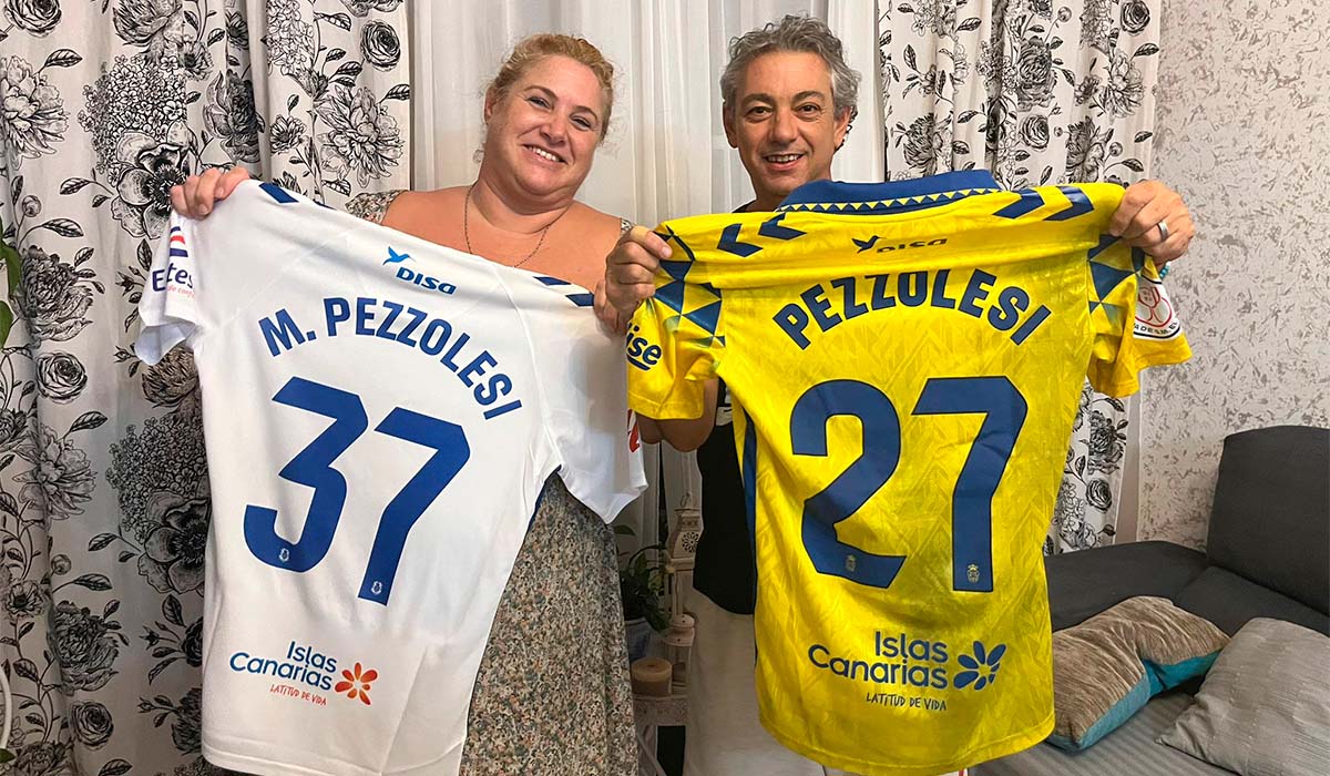 El sueño cumplido de los Pezzolesi: "Tú al Tenerife, yo a Las Palmas"